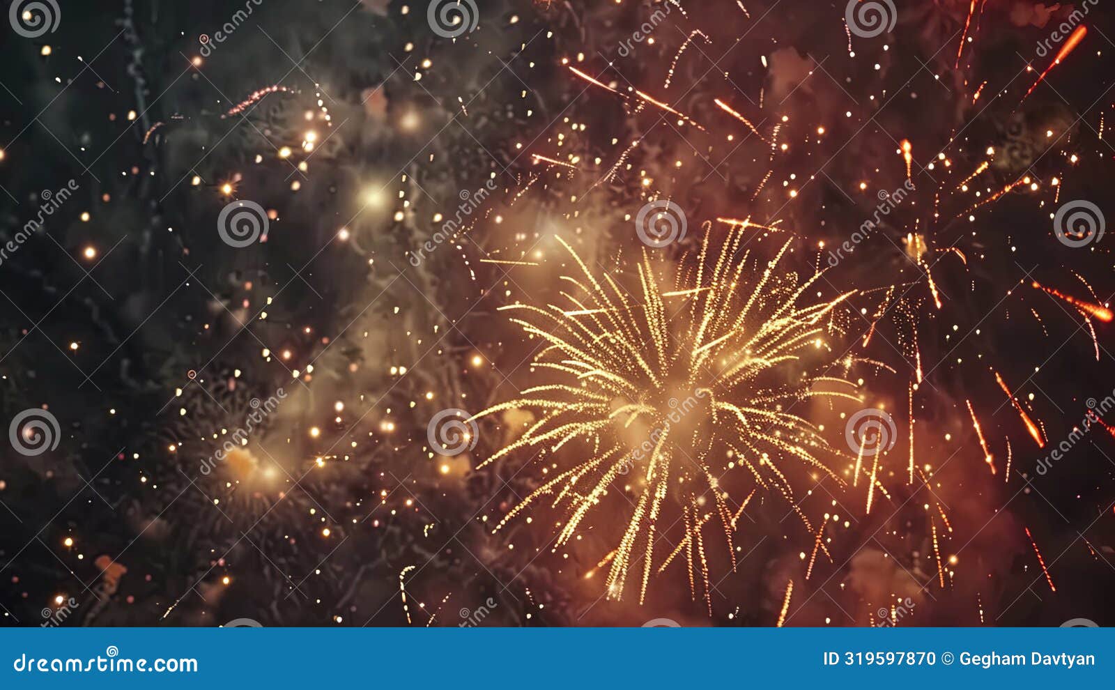 Fireworks in the Night, Fireworks Background, Colored Fireworks ...