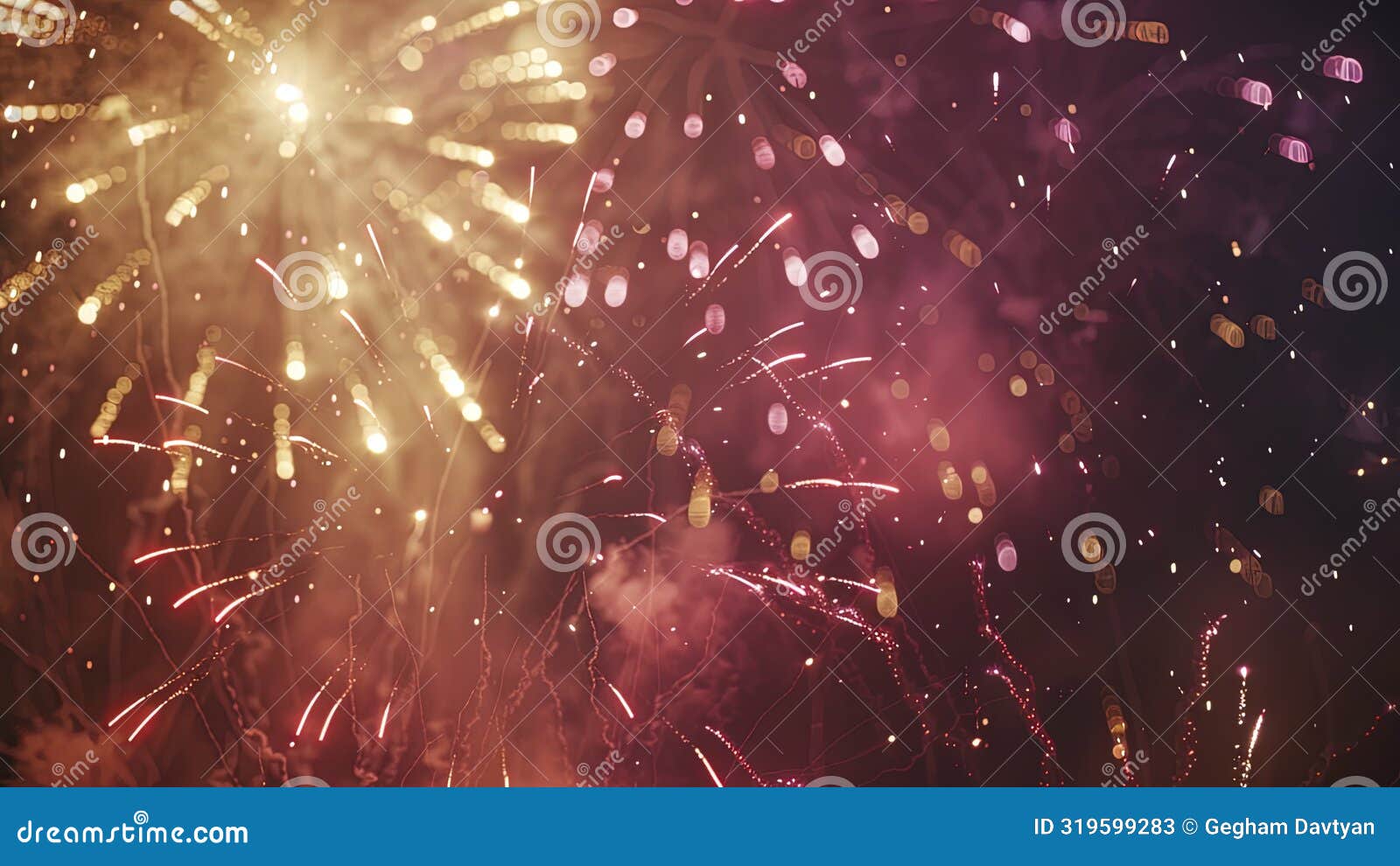 Fireworks in the Night, Fireworks Background, Colored Fireworks ...