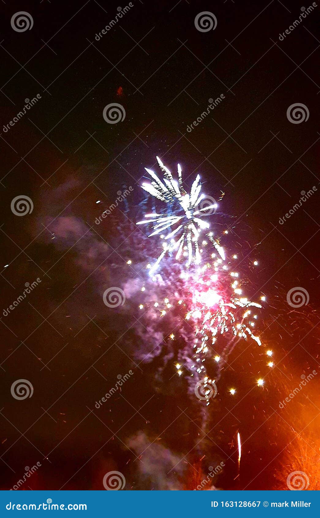 Fireworks Night, Explosion of Colour Stock Image - Image of bang ...