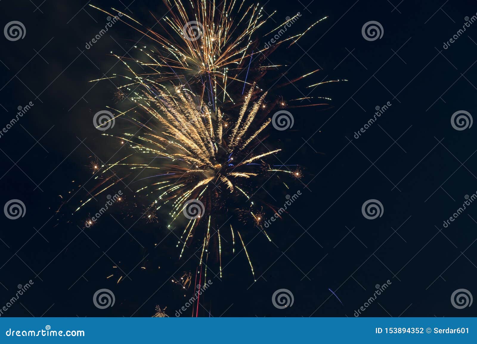 Fireworks stock photo. Image of festival, holiday, burst - 153894352