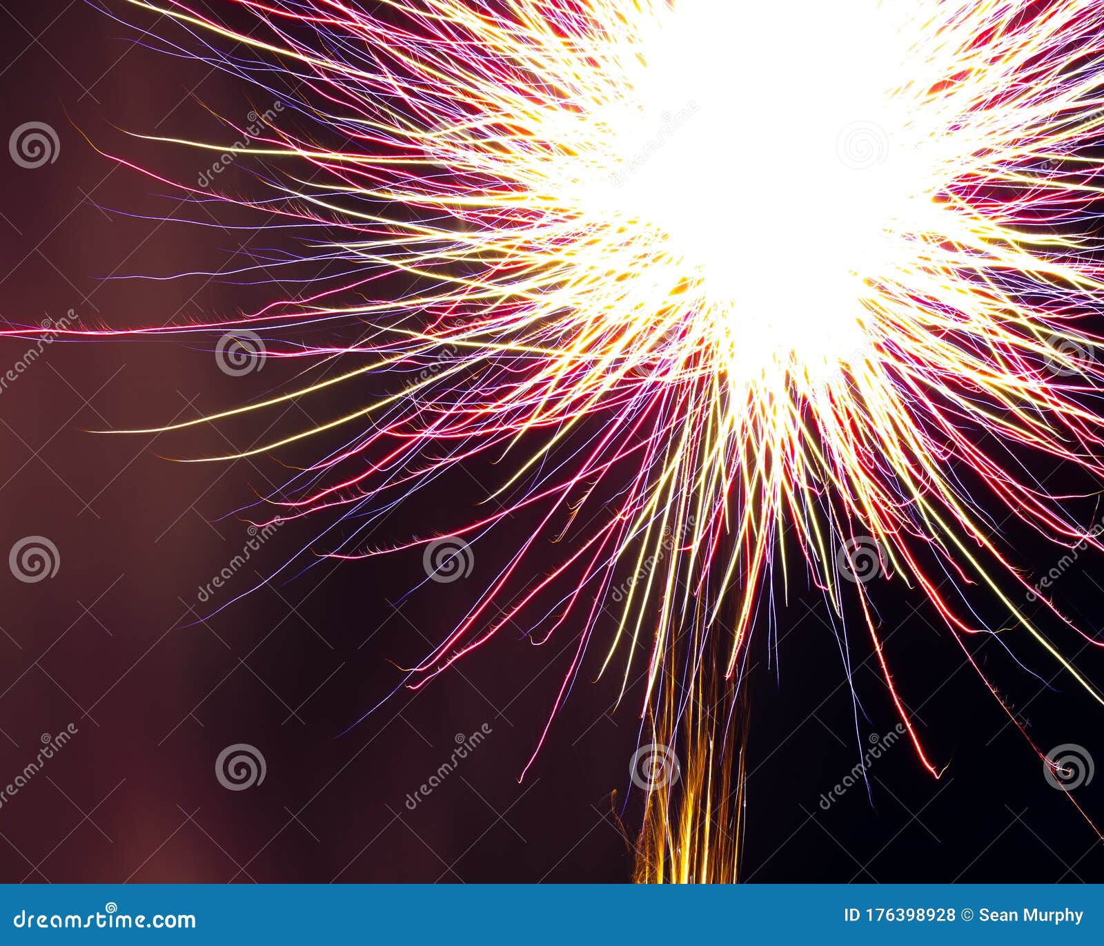 4th of July or New Years Fireworks Stock Photo - Image of independance ...