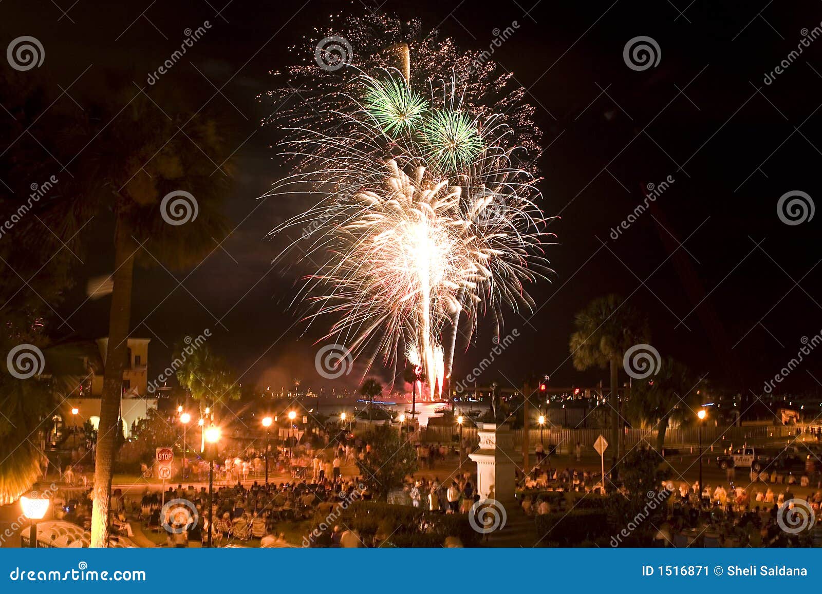 Fireworks One stock image. Image of fireworks, explosion - 1516871