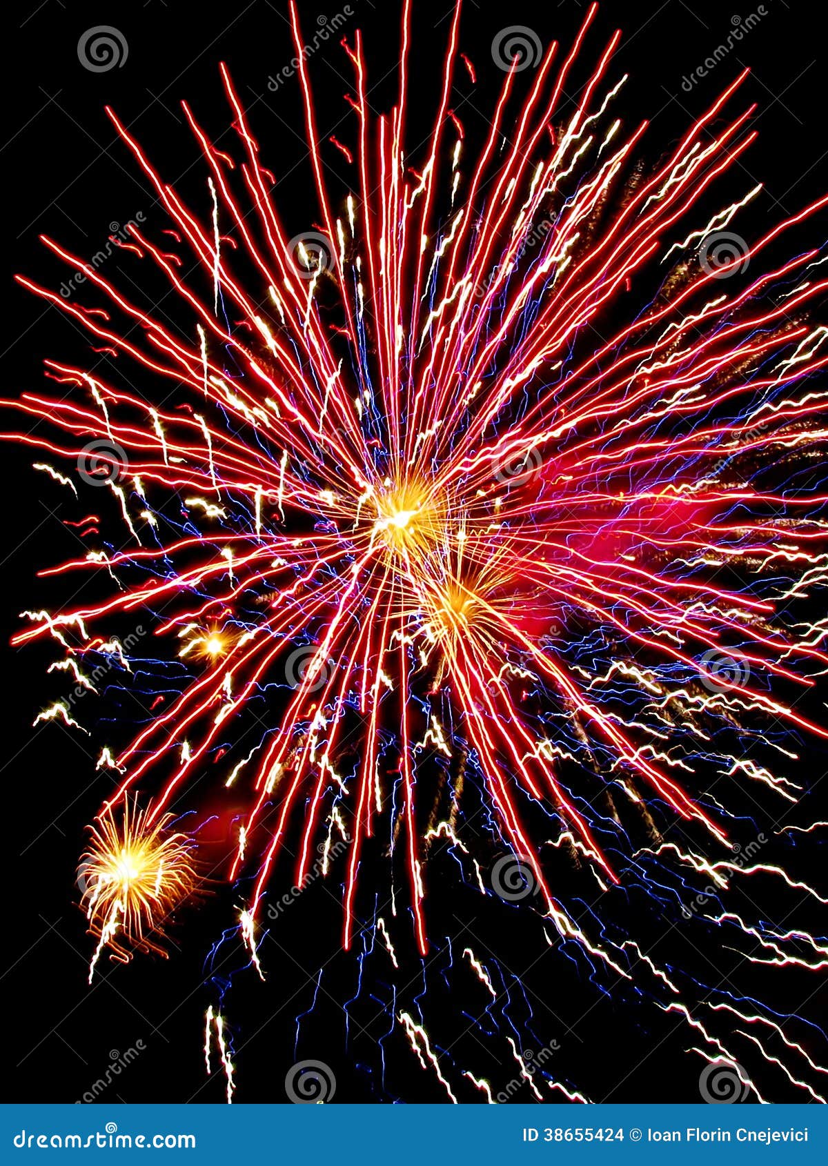 Fireworks 18 stock photo. Image of carnival, explosion - 38655424