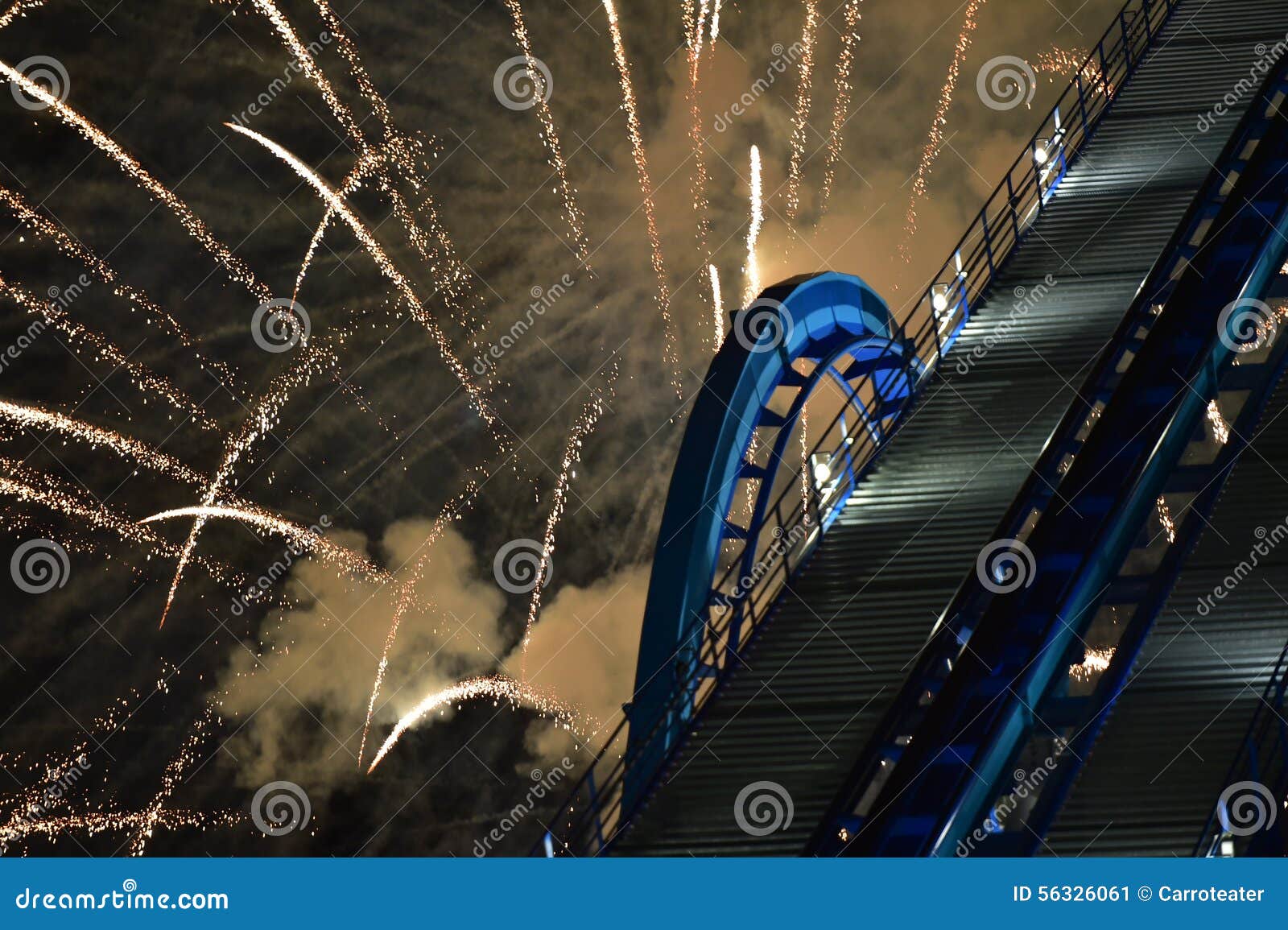 Fireworks stock image. Image of firework, festive, fire - 56326061