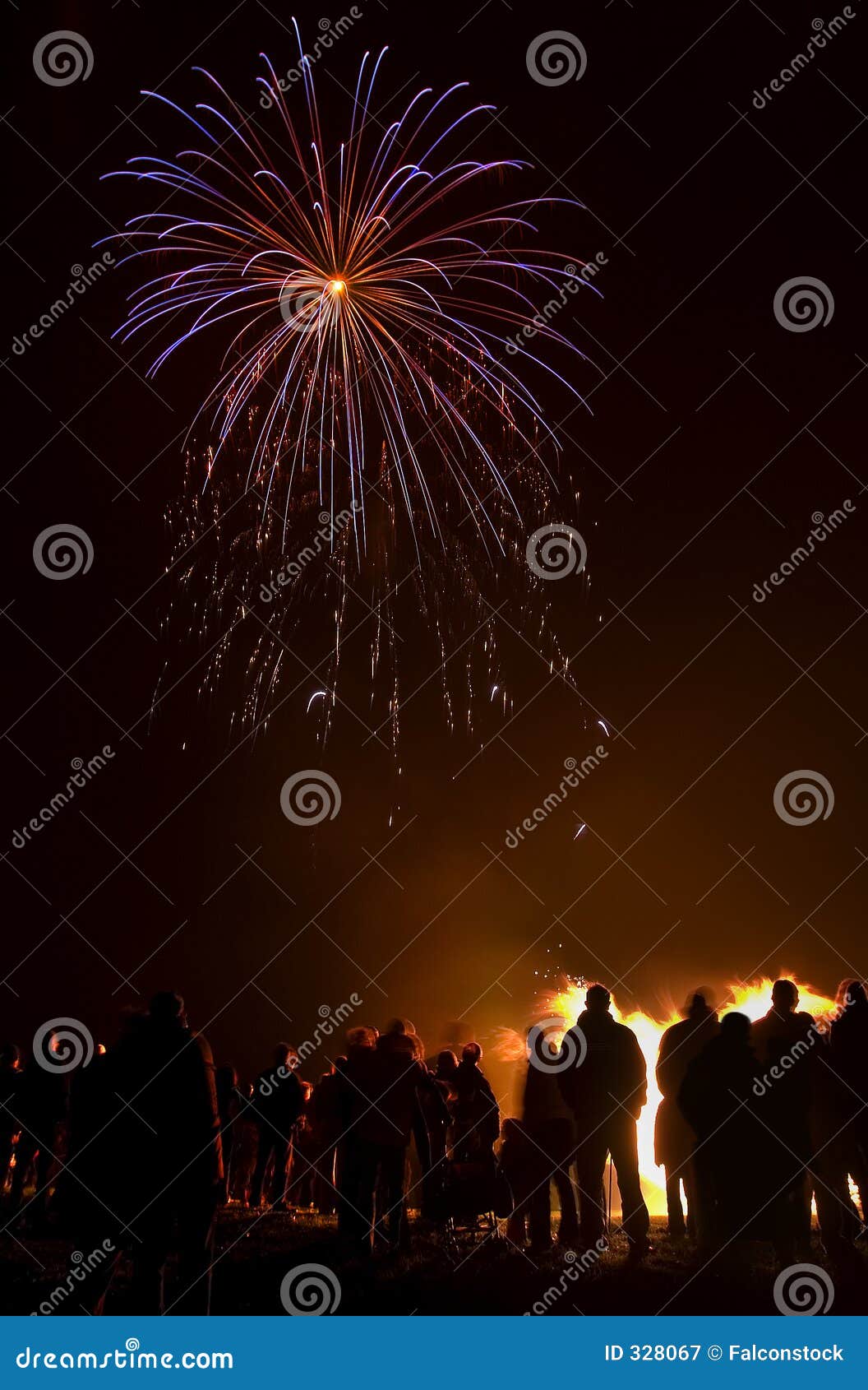 Fireworks Party stock image. Image of celebration, explosion - 328067