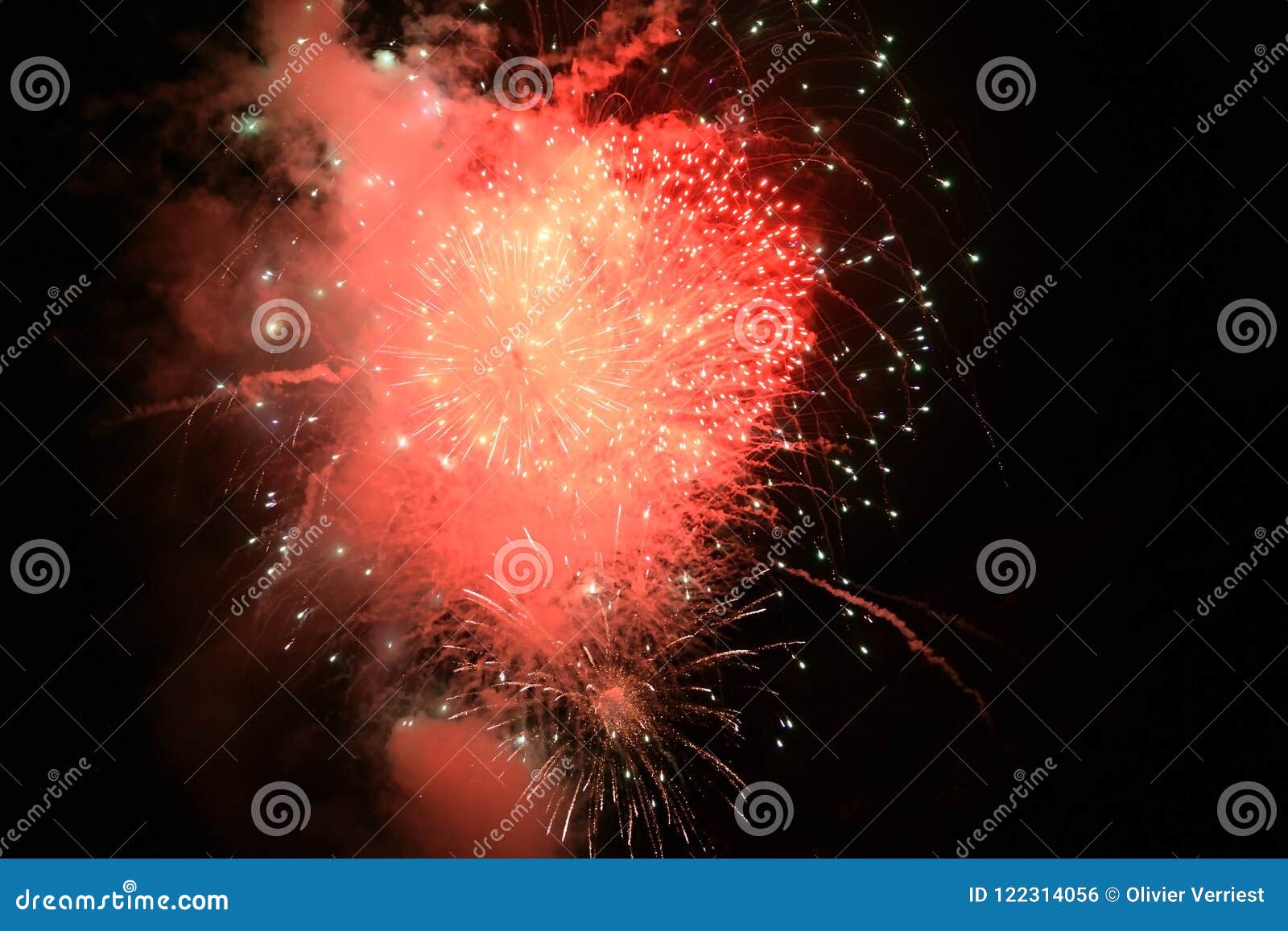 Fireworks party event stock photo. Image of emotions - 122314056