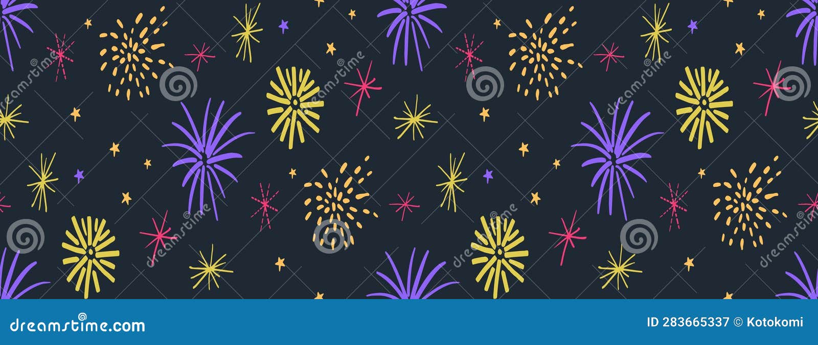 Fireworks Pattern Texture Vector Illustration | CartoonDealer.com ...