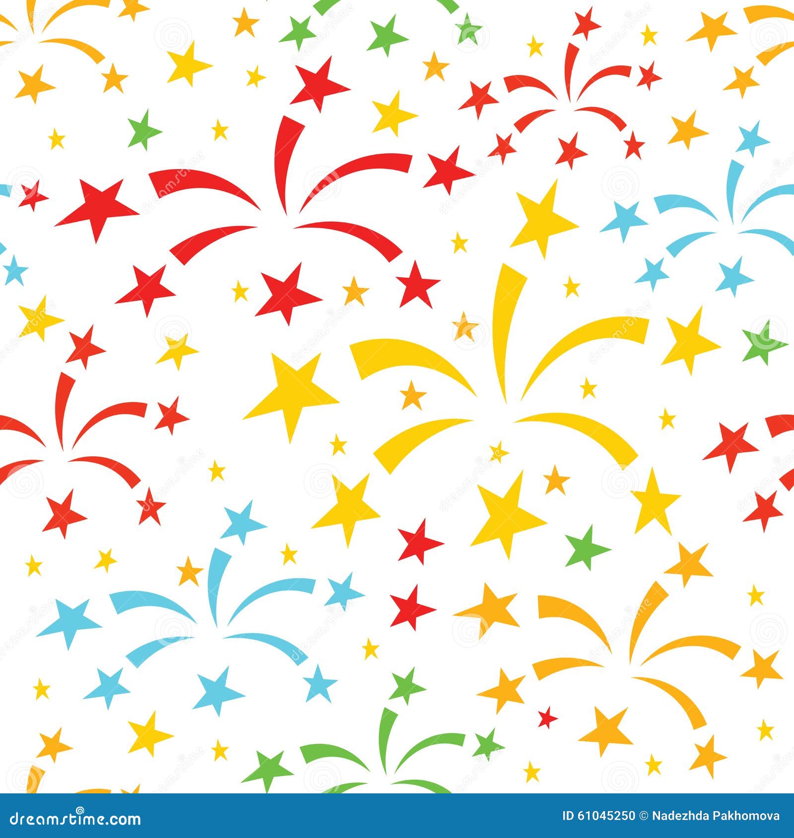Fireworks pattern stock vector. Illustration of abstract - 61045250
