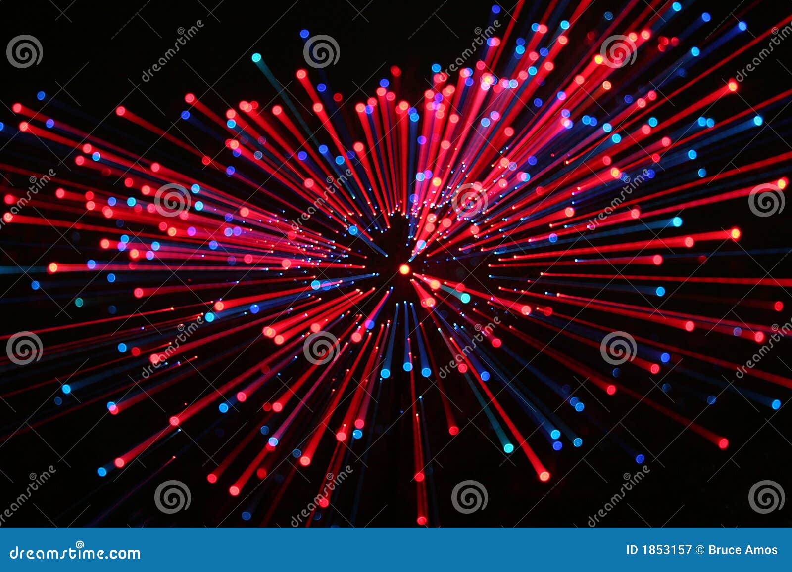 Fireworks in red stock image. Image of festive, light - 1853157