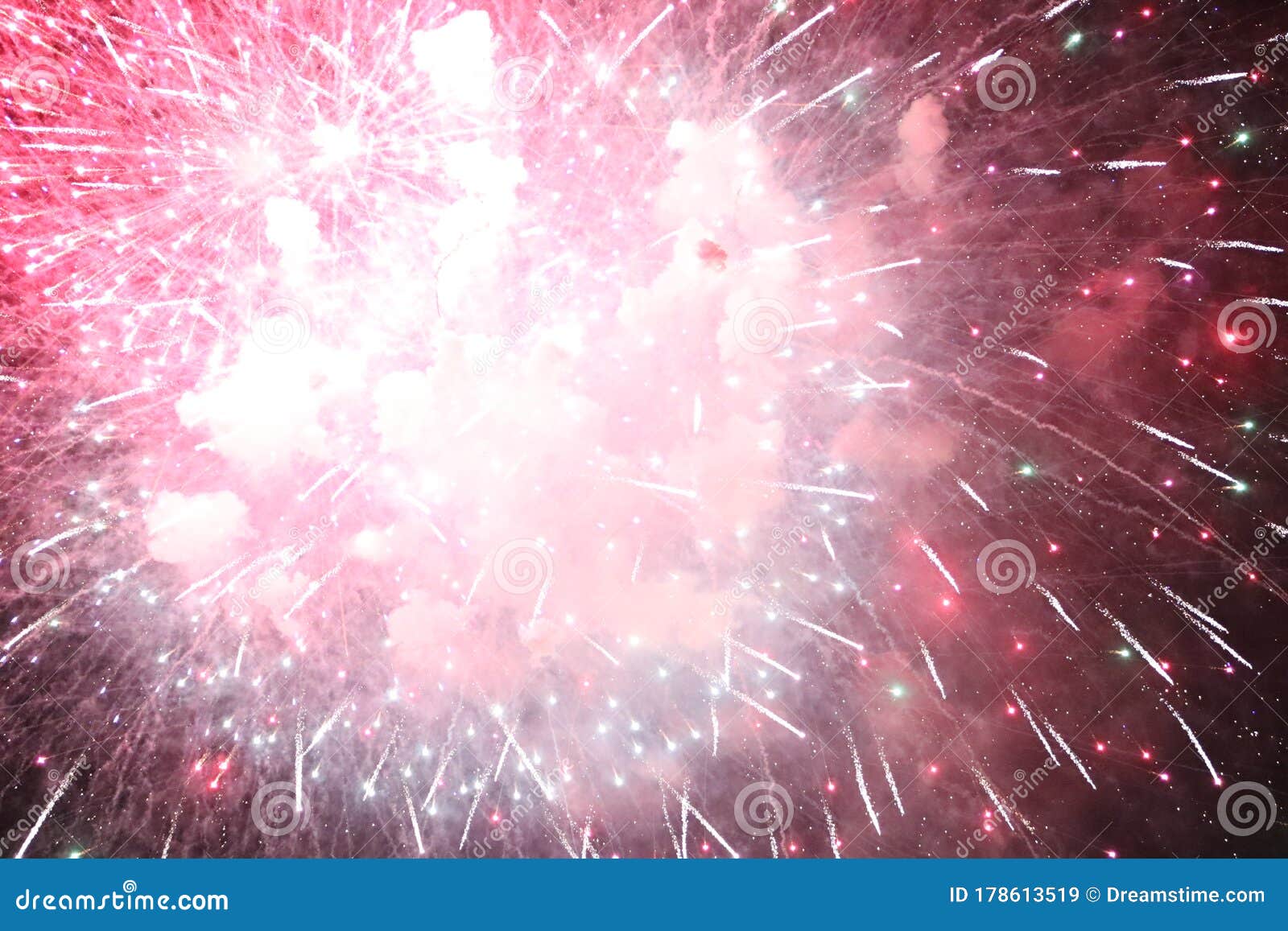 Fireworks Red Forth July 4th Stock Image - Image of fireworks, parade ...