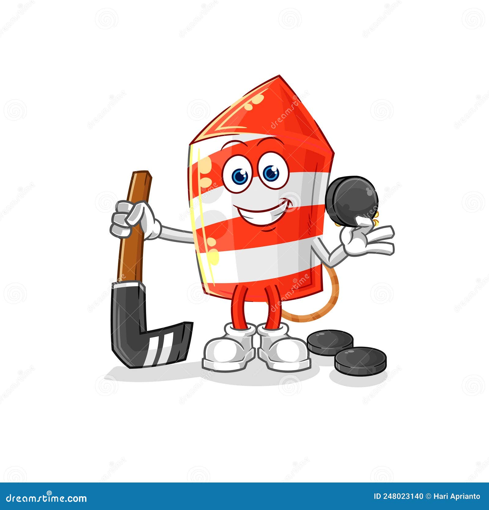 Exploding Hockey Puck With Flying Particles On A White Background ...