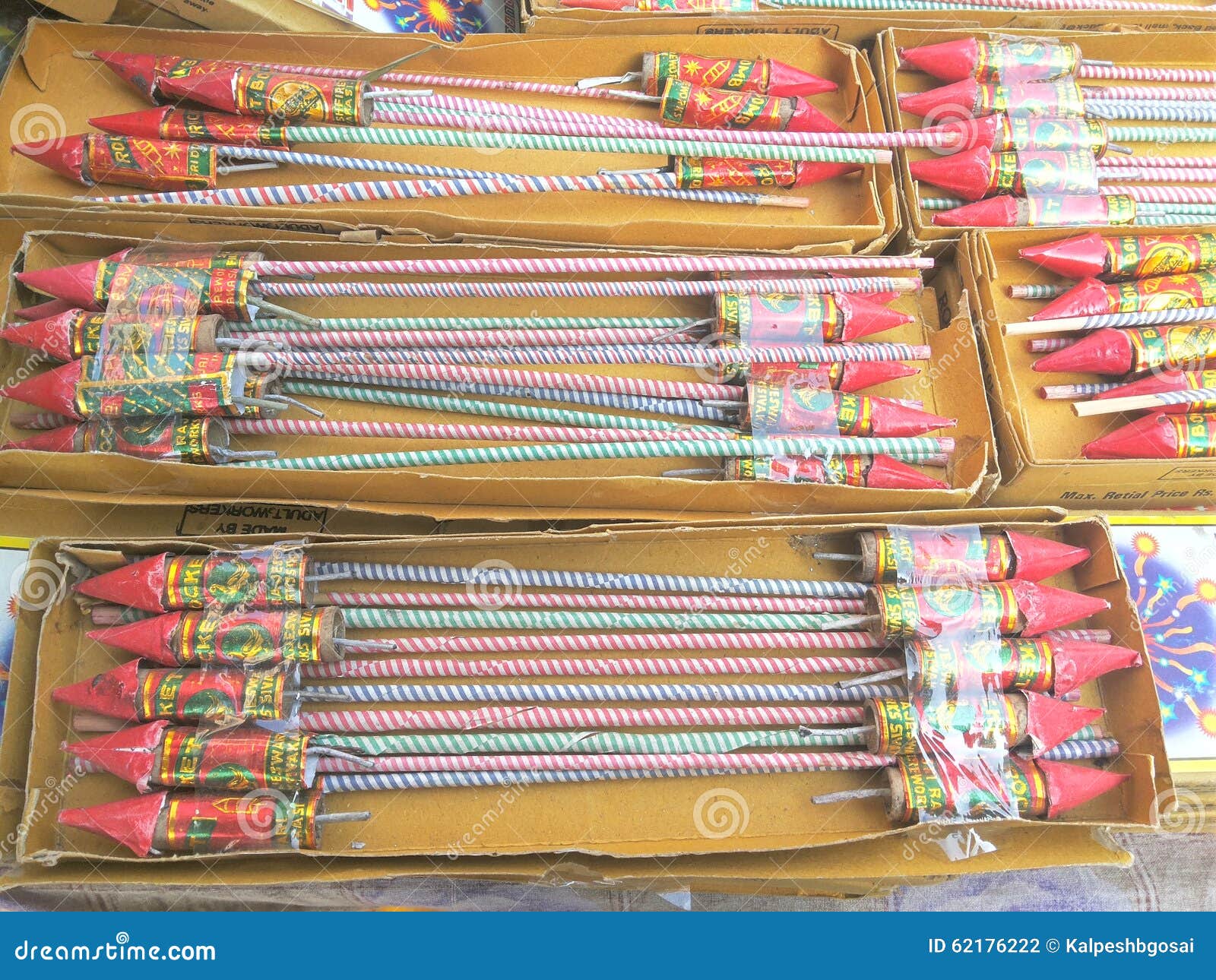 Fireworks rockets stock photo. Image of fireworks, diwali - 62176222