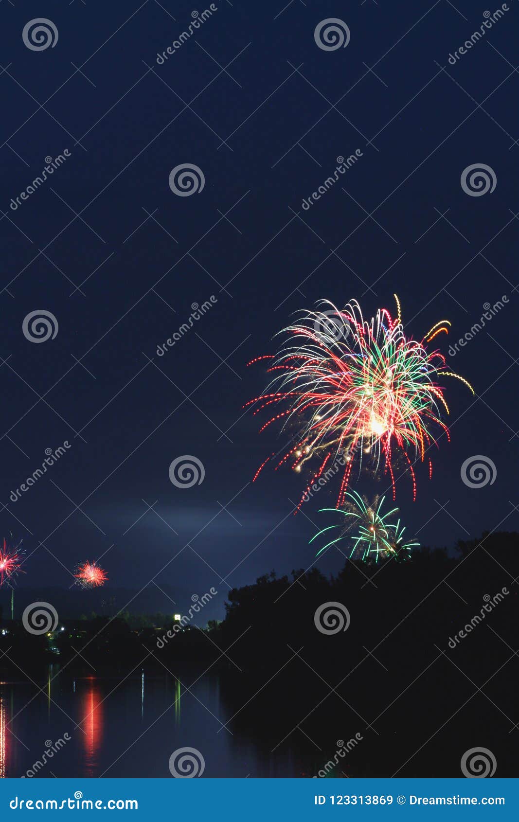 Many Explosions at Once with Background Stock Image - Image of ...