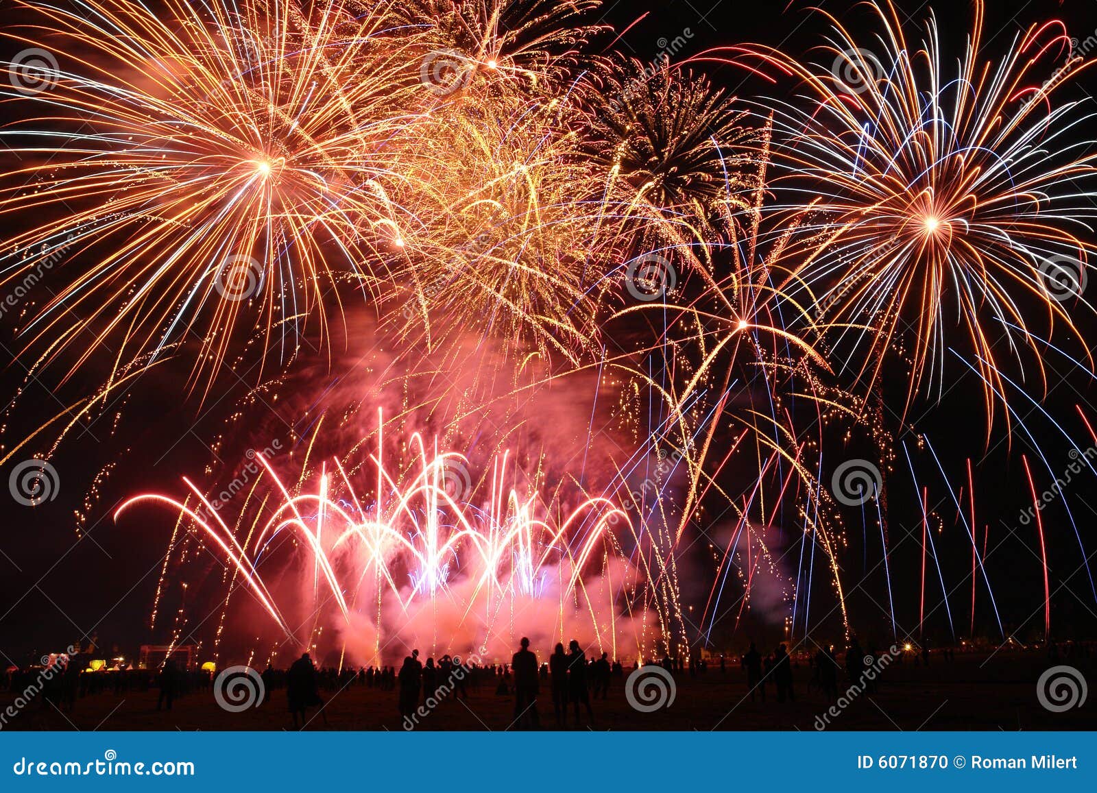Fireworks show stock photo. Image of light, show, exploding - 6071870