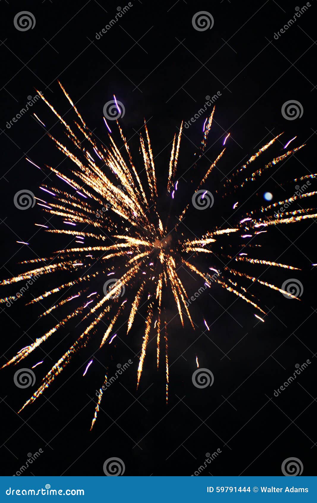 Fireworks shower stock photo. Image of celebrations, explosiond - 59791444