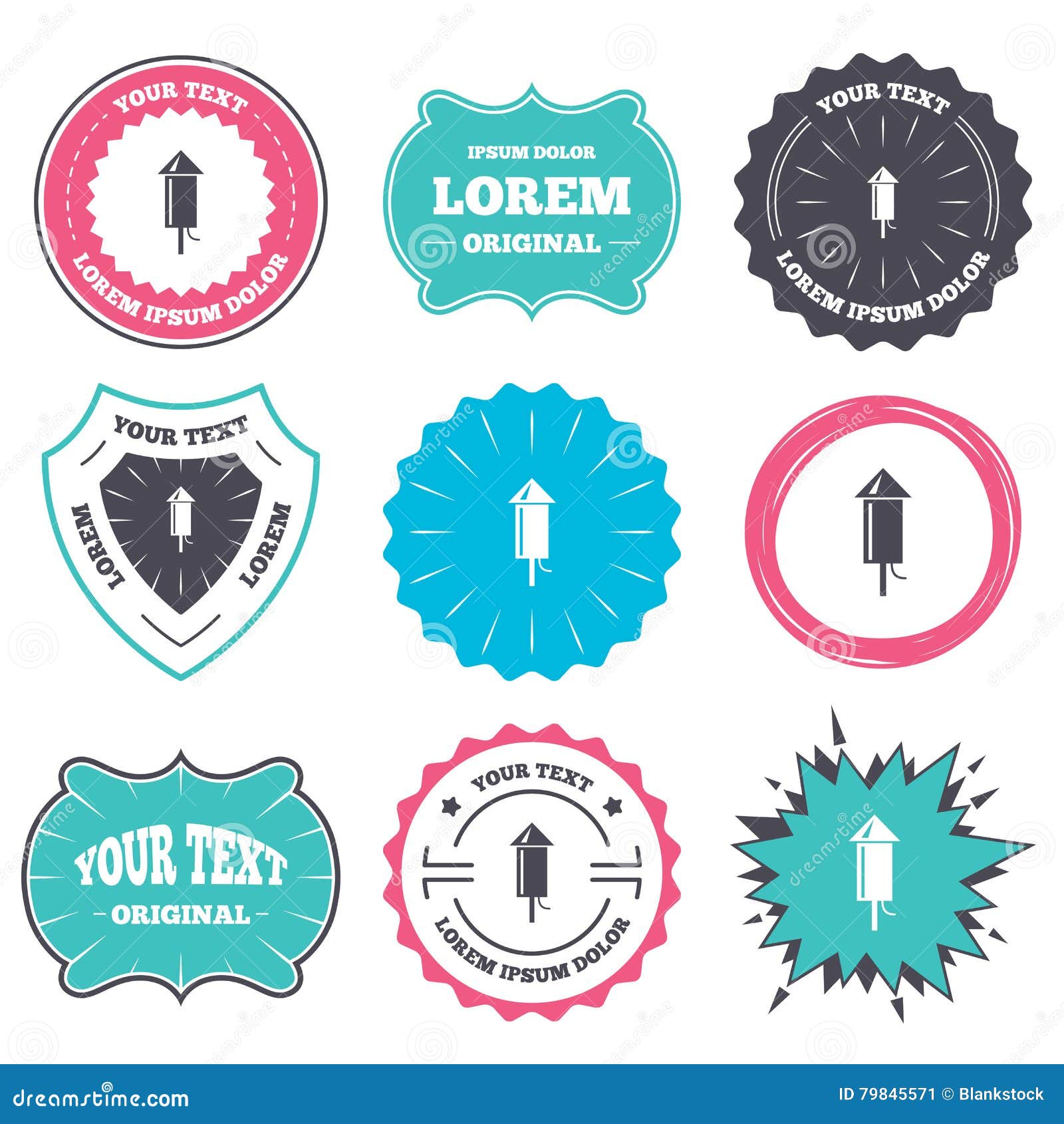 Fireworks Sign Icon. Explosive Pyrotechnic. Stock Vector - Illustration ...