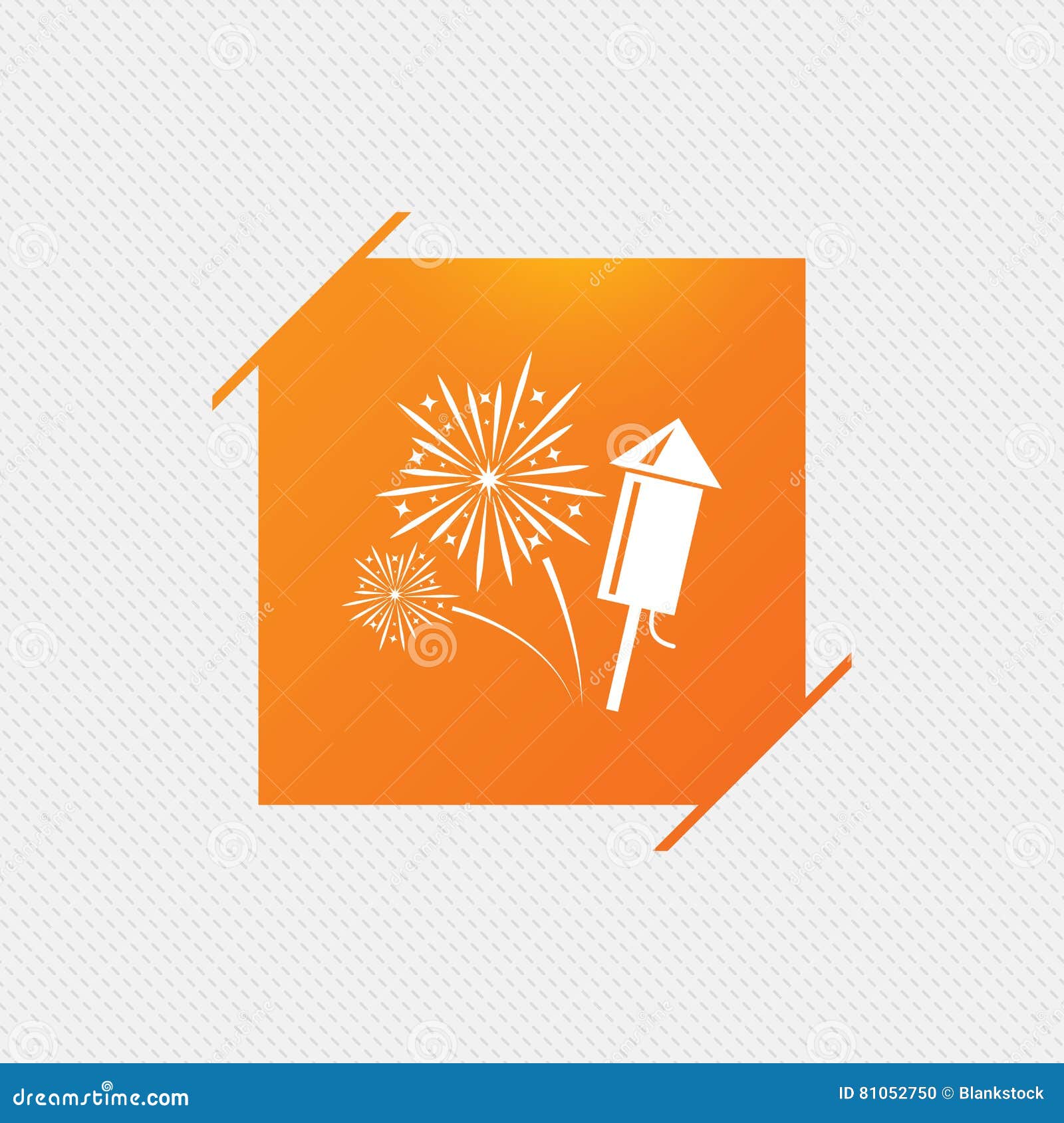 Fireworks Sign Icon. Explosive Pyrotechnic Show. Stock Vector ...