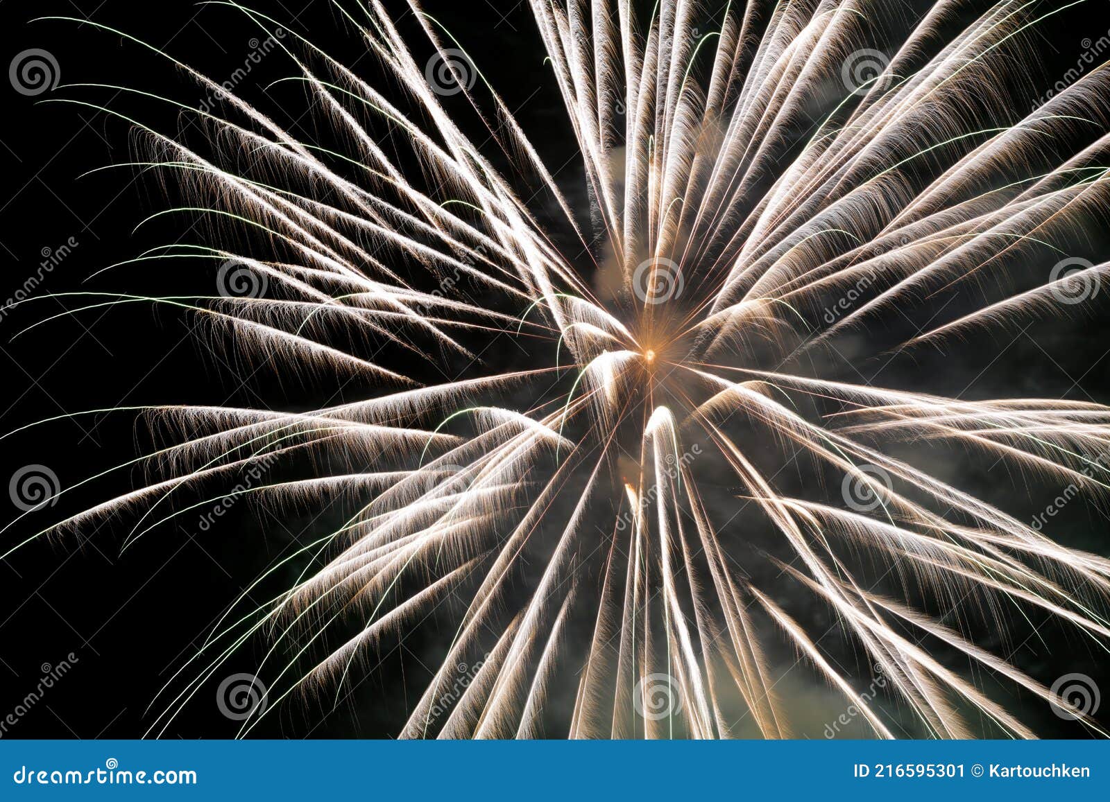 Fireworks in the sky stock image. Image of silvester - 216595301