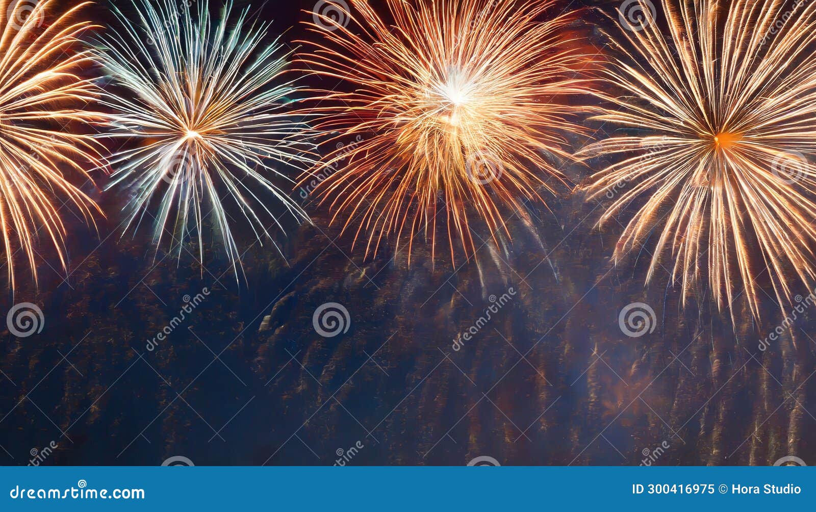 Fireworks on the sky stock illustration. Illustration of goals - 300416975