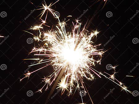 Fireworks Sparkler stock photo. Image of white, party, fire - 3652
