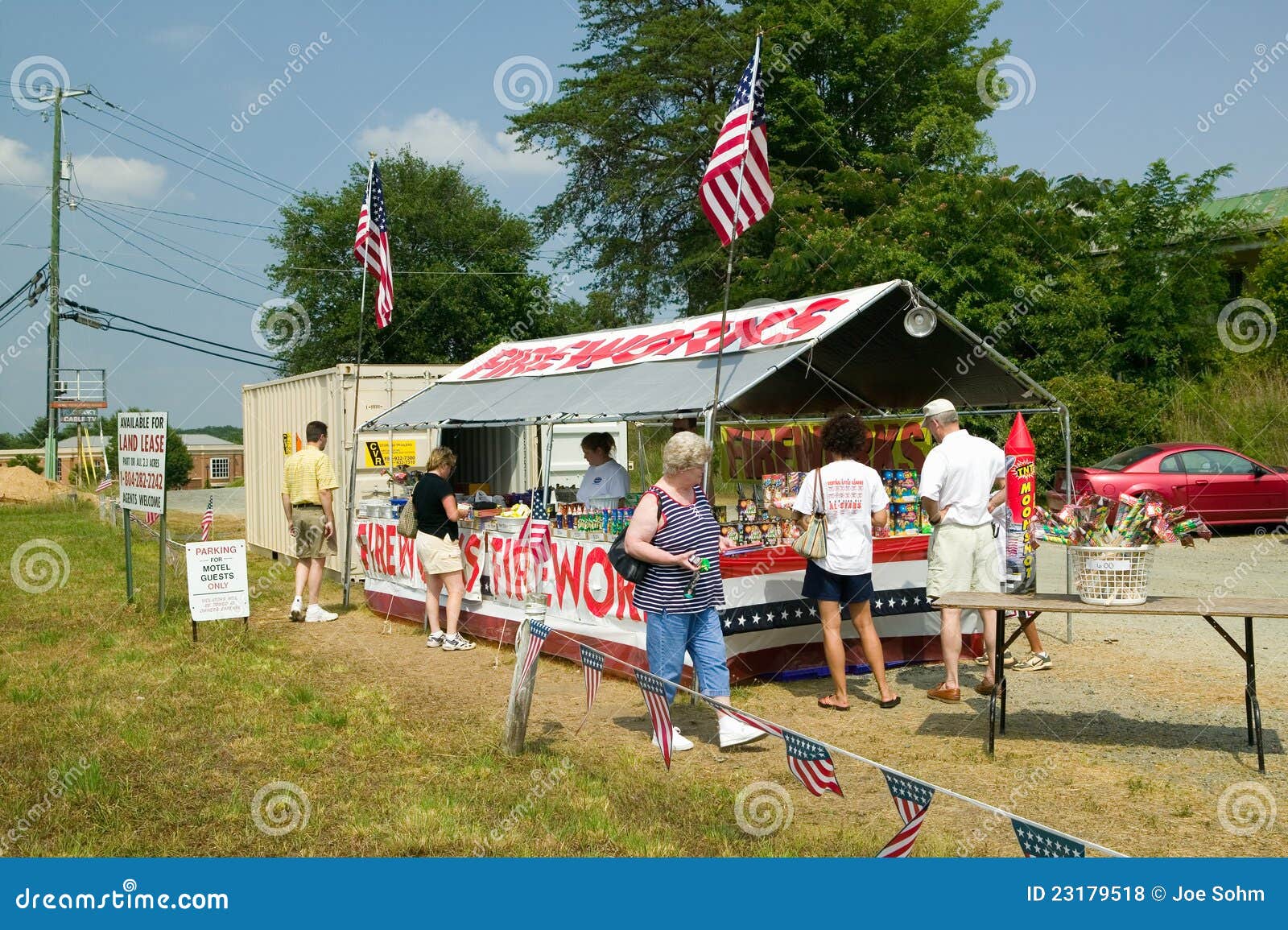 Fireworks stand editorial stock photo. Image of independence - 23179518