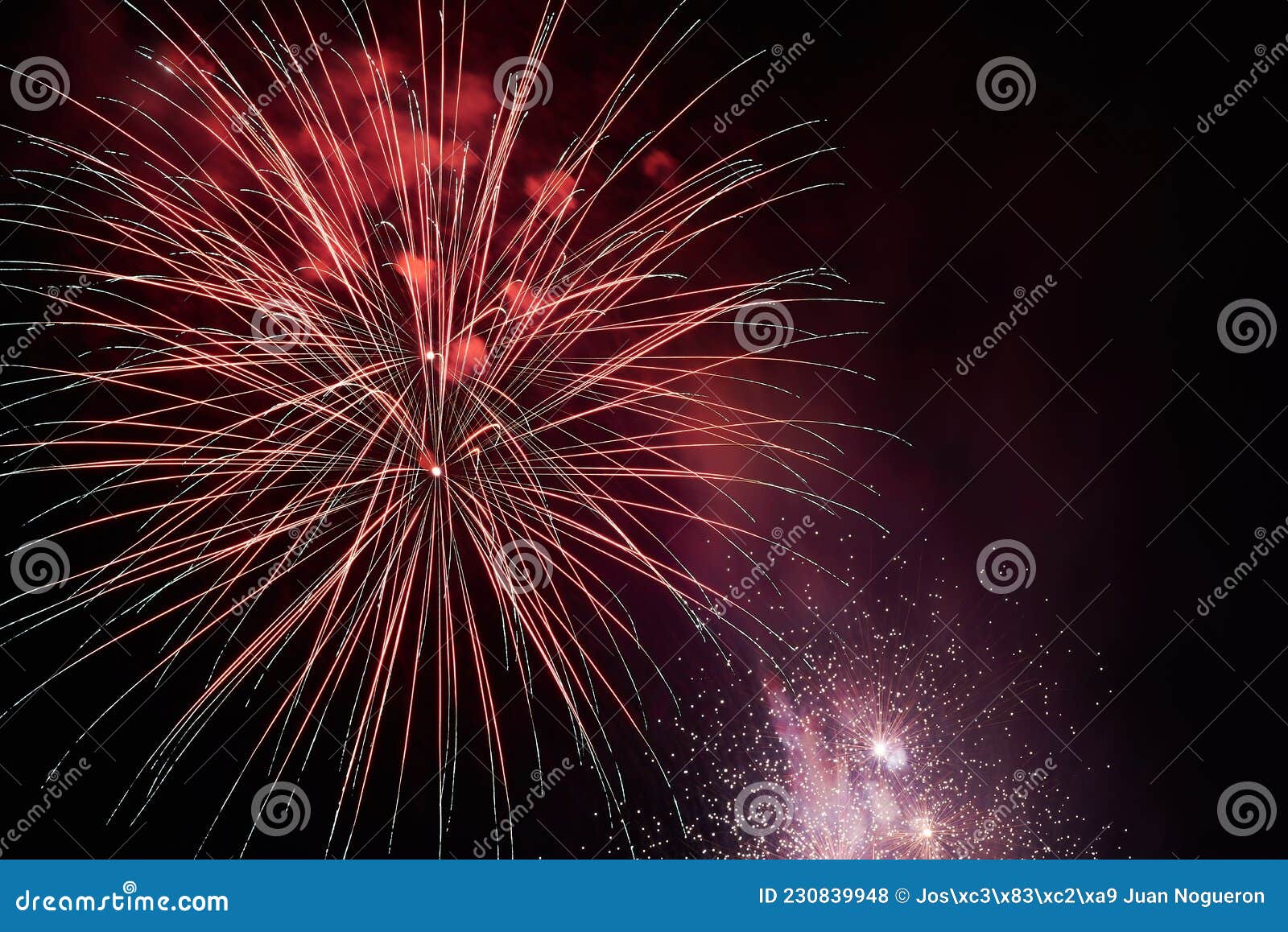 Fireworks at the Summer Party Stock Photo - Image of party, festive ...