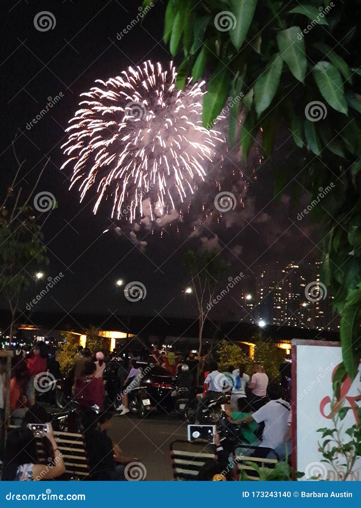 Fireworks 2020 Tet Lunar New Year Editorial Image - Image of year ...
