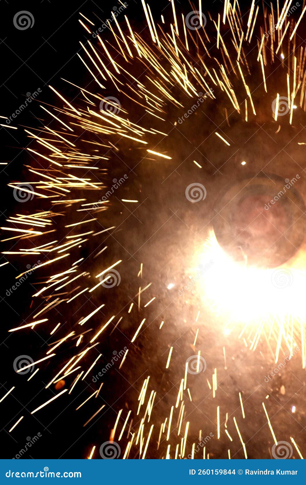 Fireworks at the Time of Dipawali Stock Photo - Image of sparkler ...