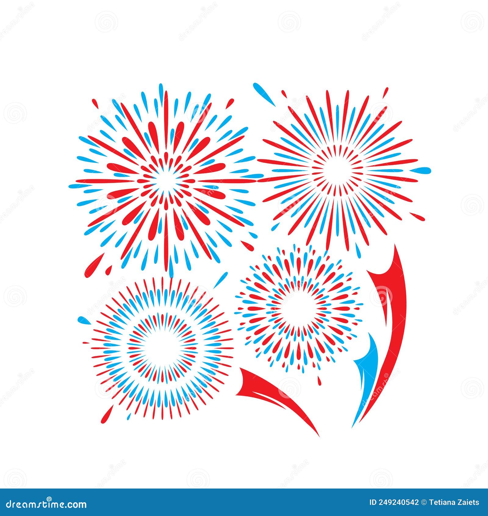 Fireworks Vector | CartoonDealer.com #43542598