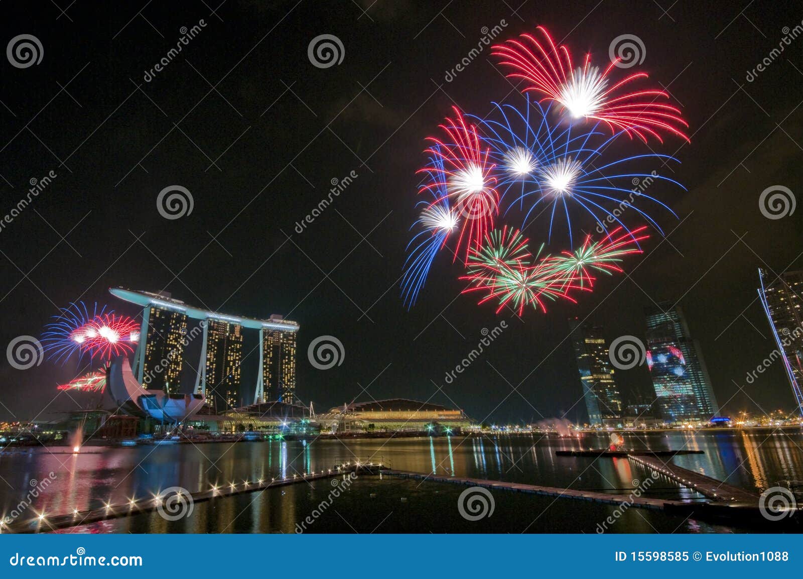 Fireworks at Youth Olympic Games Opening Editorial Image - Image of ...