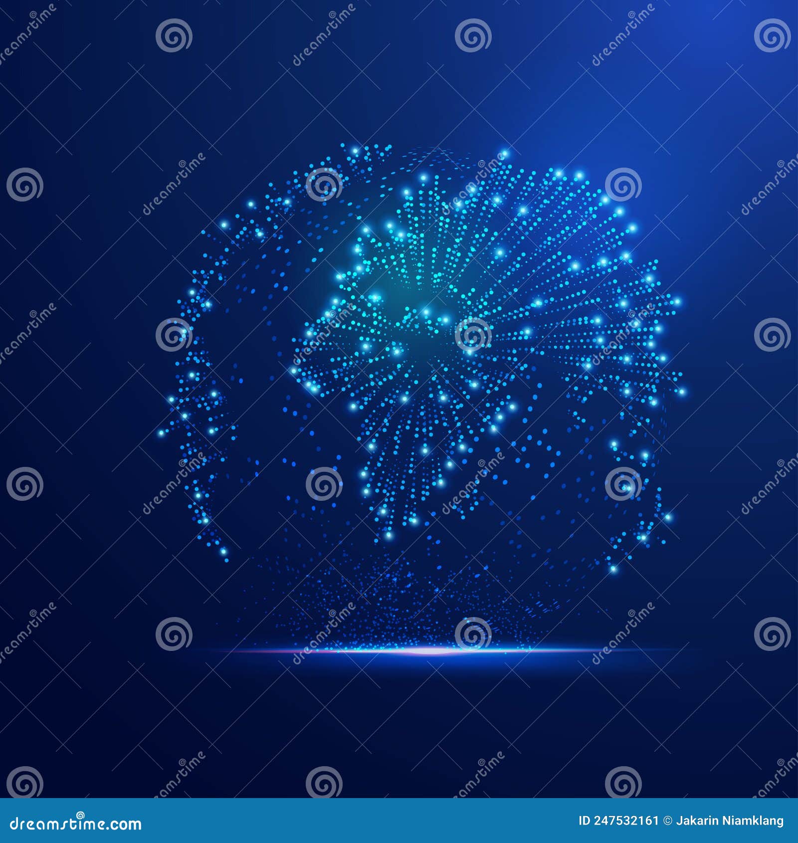 FireWorld stock vector. Illustration of space, connection - 247532161