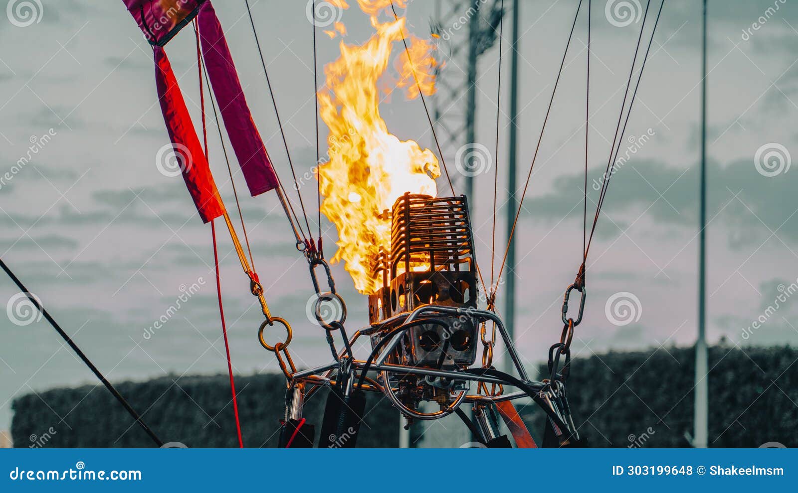 Firing in a Balloon Preparation for Takeoff Editorial Stock Photo ...