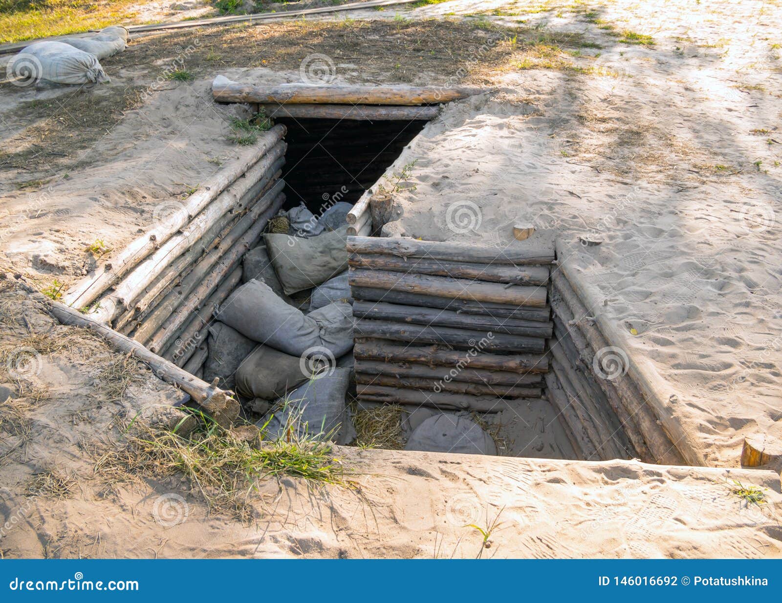 The Firing Point in the Form of a Trench with Shelter from Enemy Fire ...