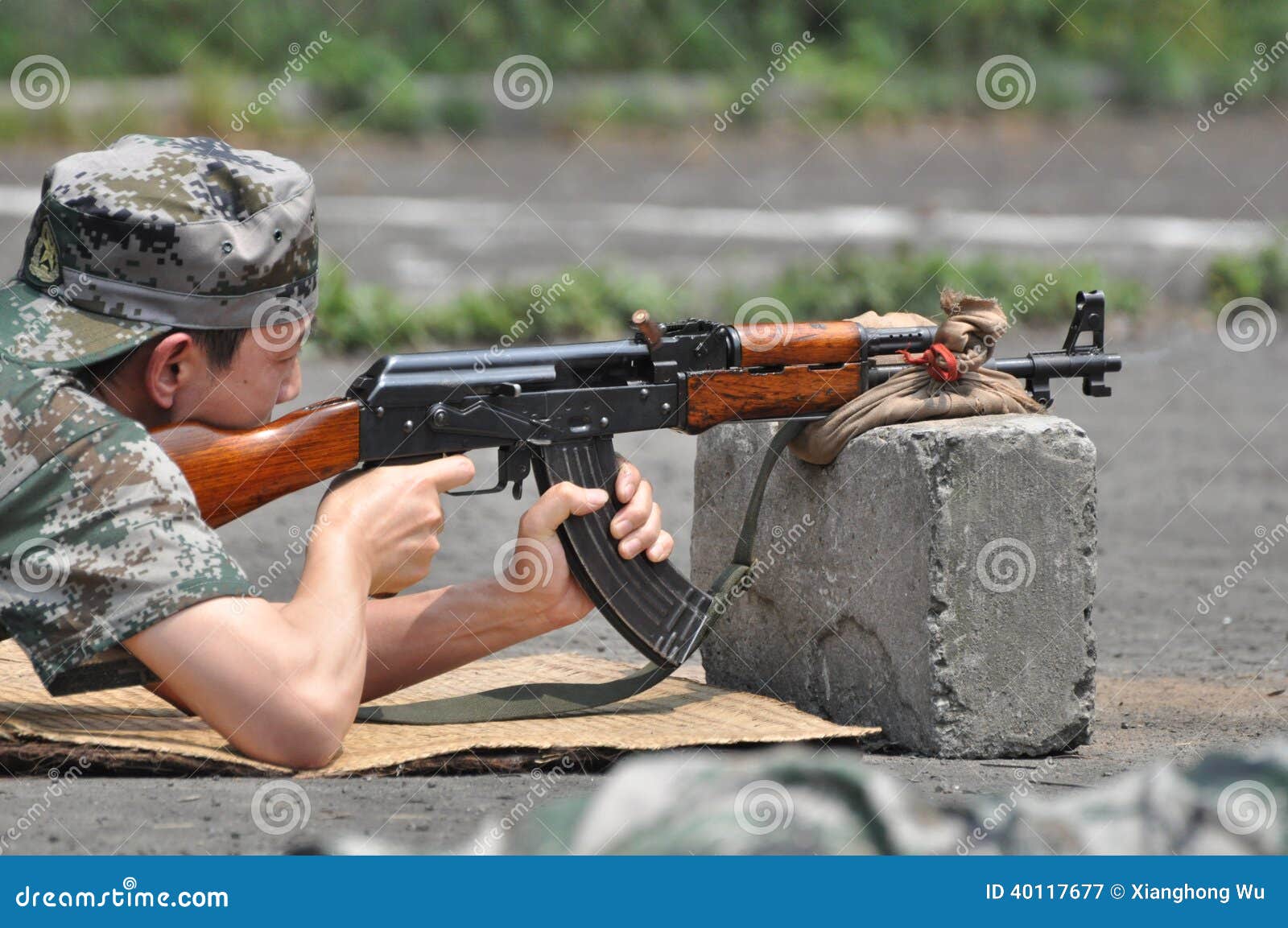 Firing practice stock image. Image of mobster, murder - 40117677