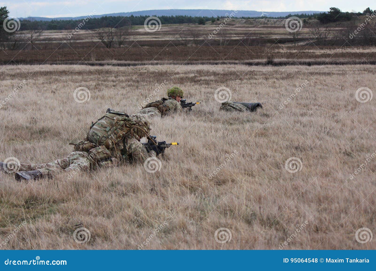 Firing from the Prone Position Stock Photo - Image of exercise ...