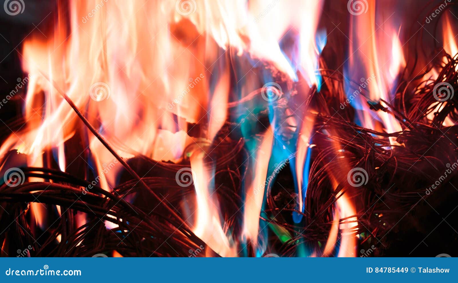 Firing wire in fire stock image. Image of fire, cord - 84785449