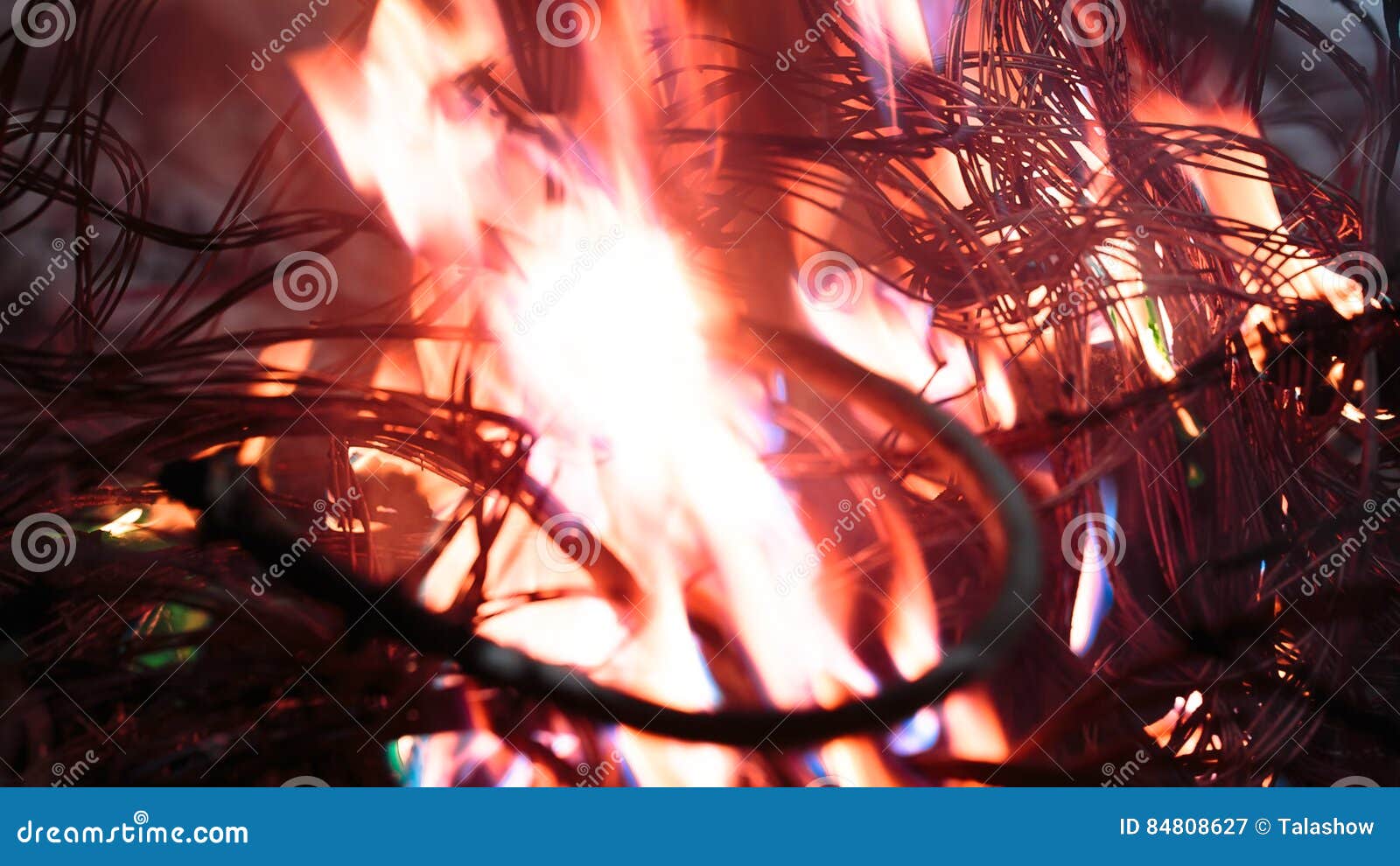 Firing wire in fire stock image. Image of flame, dangerous - 84808627