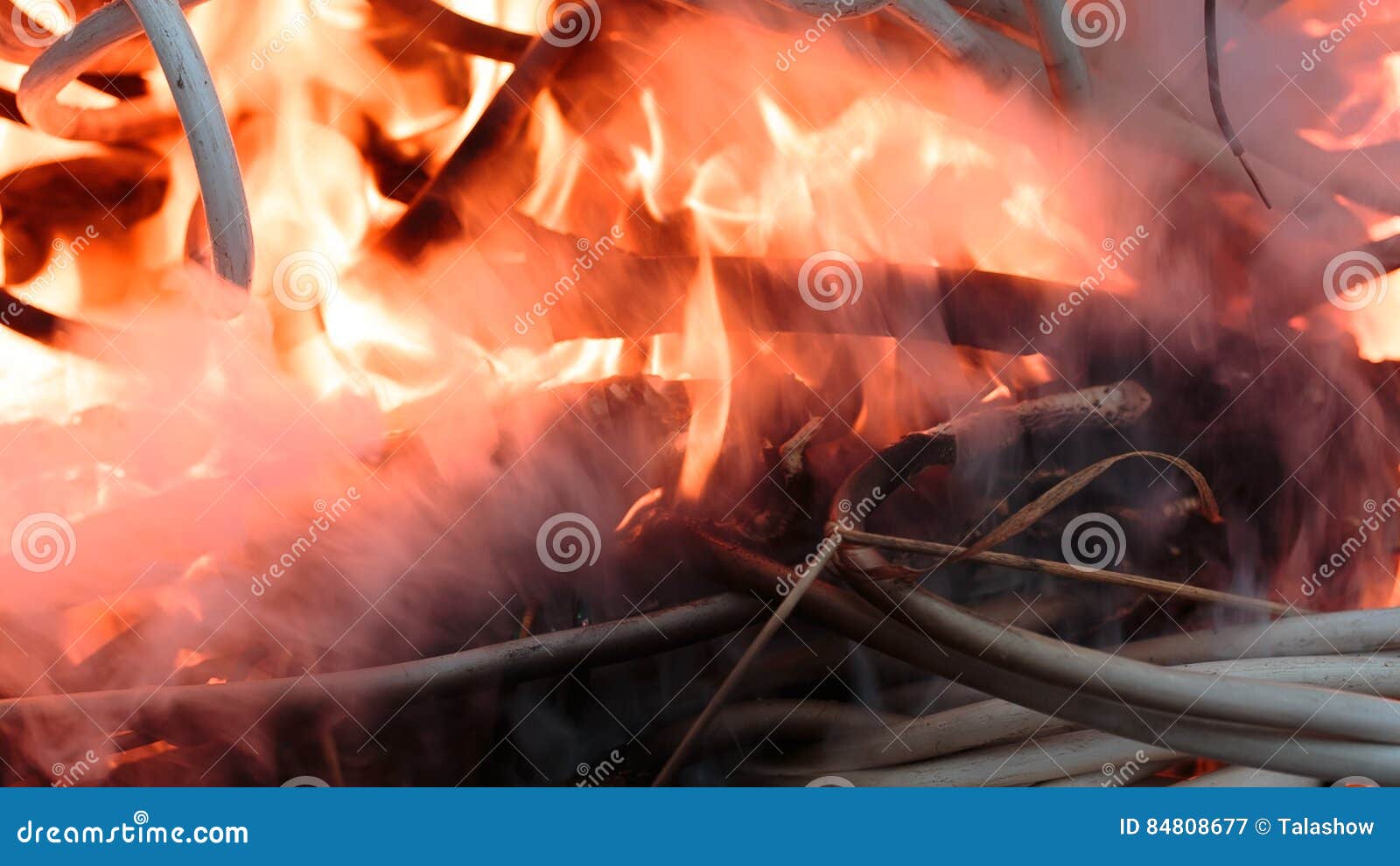 Firing wire in fire stock image. Image of electric, danger - 84808677