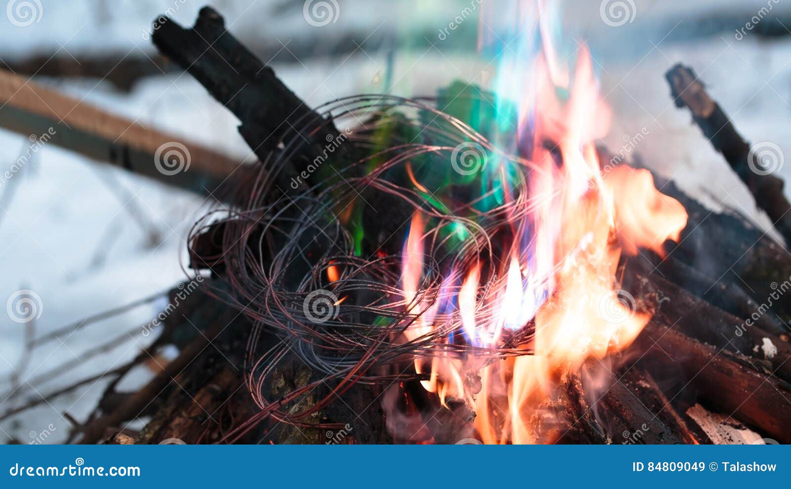 Firing wire in fire stock image. Image of energy, house - 84809049