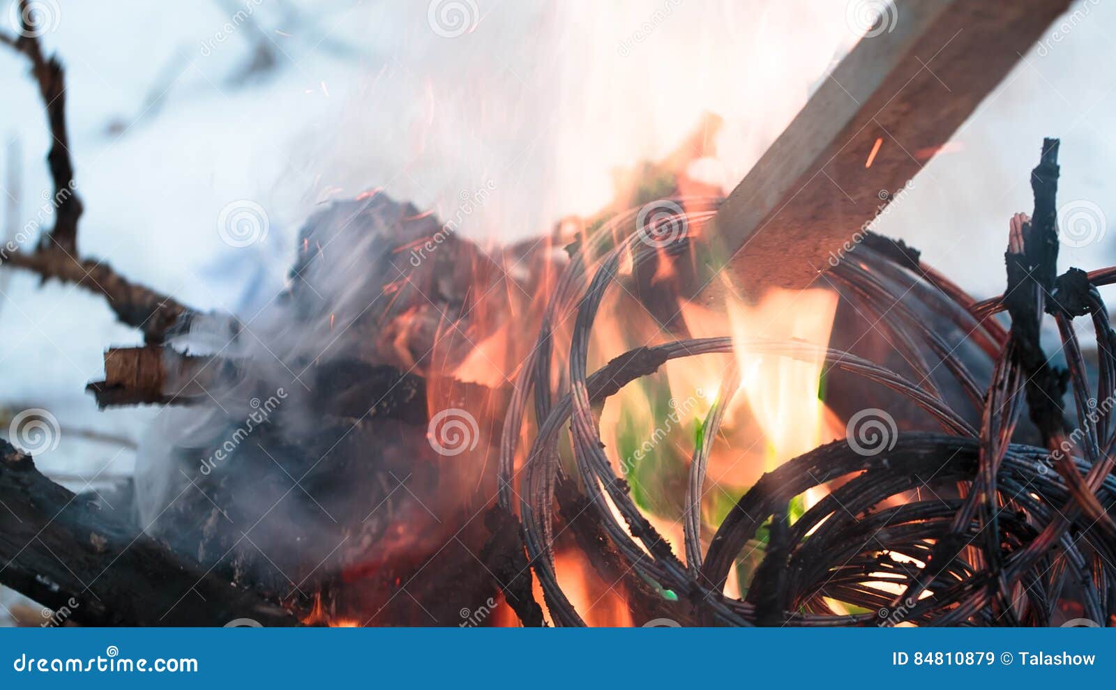 Firing wire in fire stock image. Image of fuse, cable - 84810879