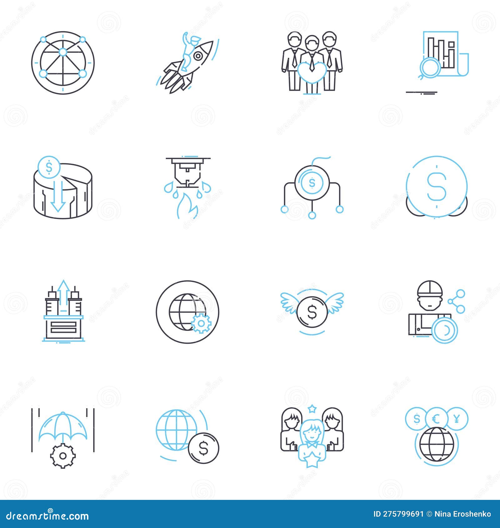 Firm Development Linear Icons Set. Growth, Strategy, Expansion ... Firm Development Linear Icons Set. Growth, Strategy, Expansion ...