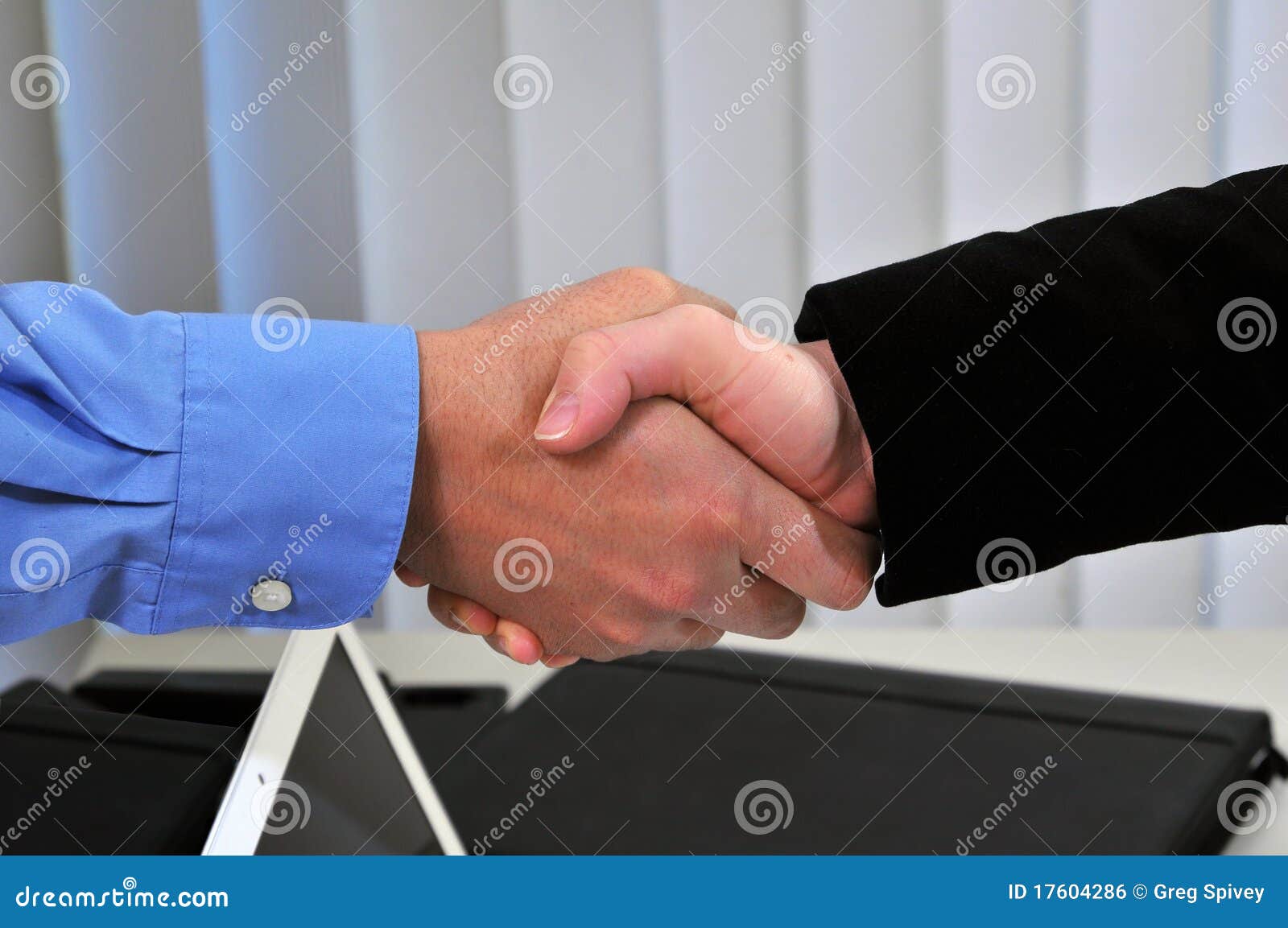 A Firm Handshake stock photo. Image of woman, players - 17604286
