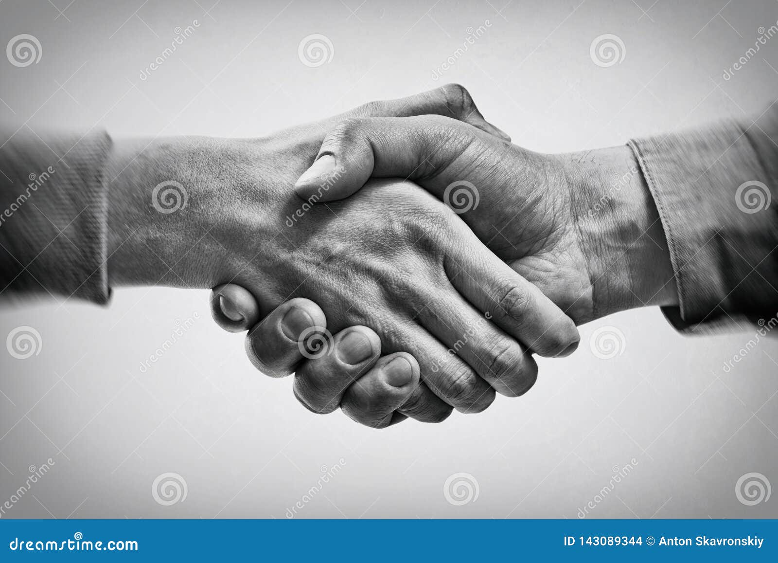 A Firm Handshake between Two Partners. Stock Photo - Image of love ...
