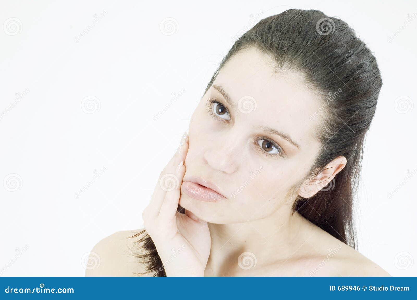 Firm young skin stock photo. Image of tonic, move, attractive - 689946