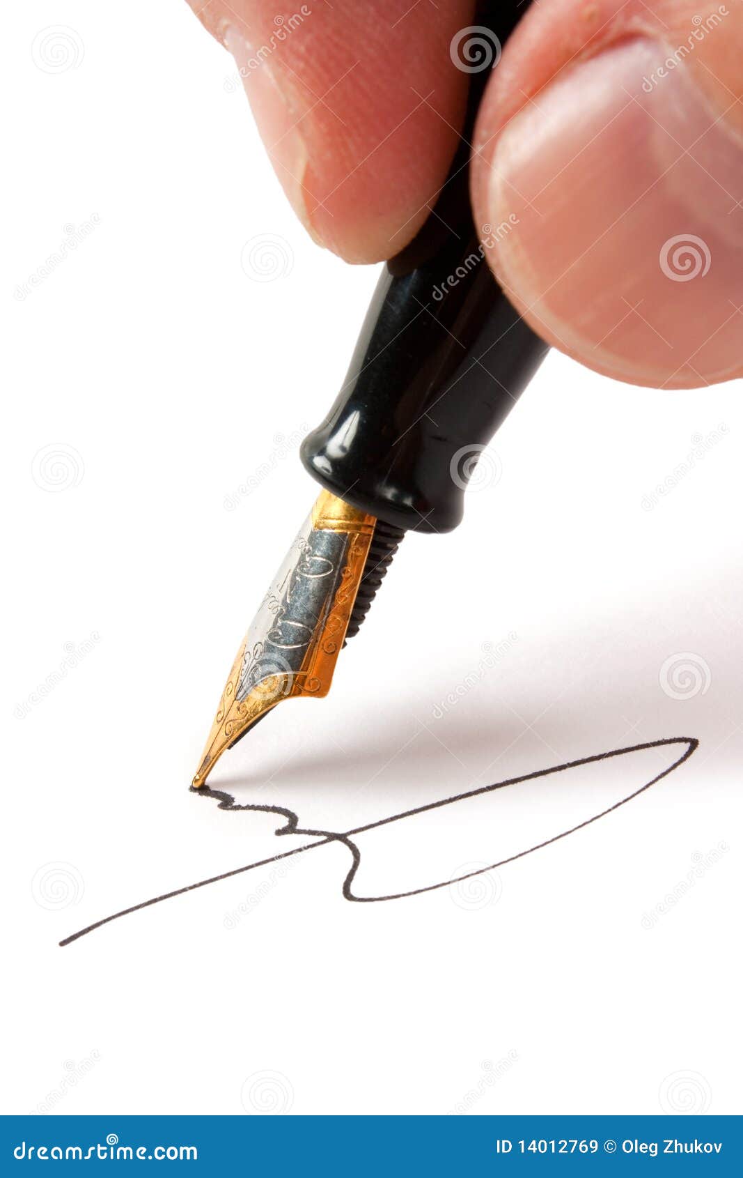 Firmato immagine stock. Immagine di lettera, carta, mano - 14012769