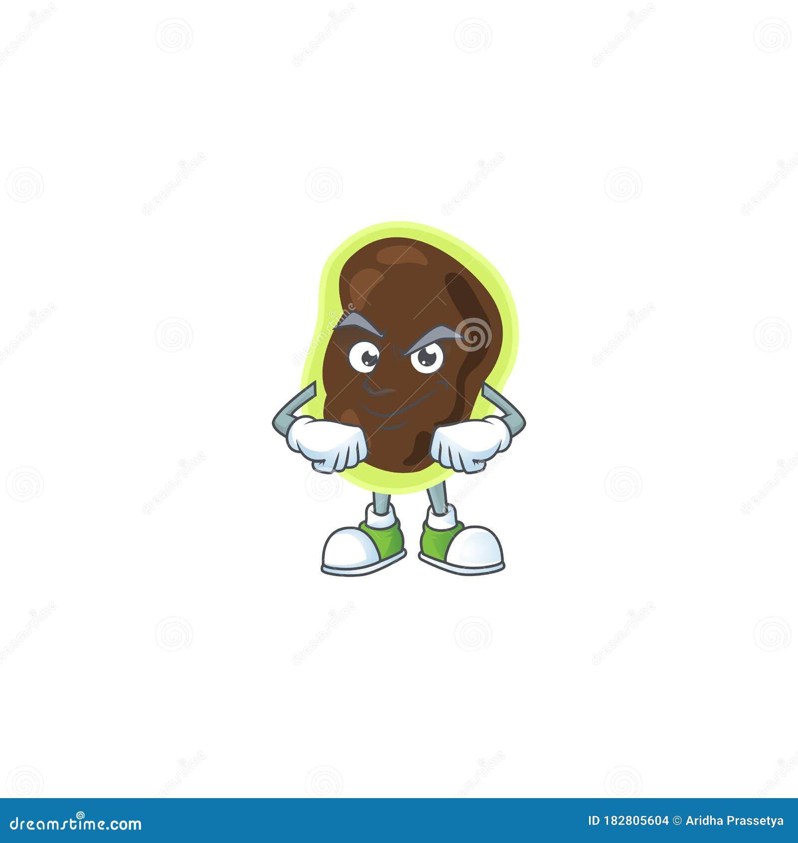 Clostridium Sneaky And Tricky Witch Cartoon Character Vector ...