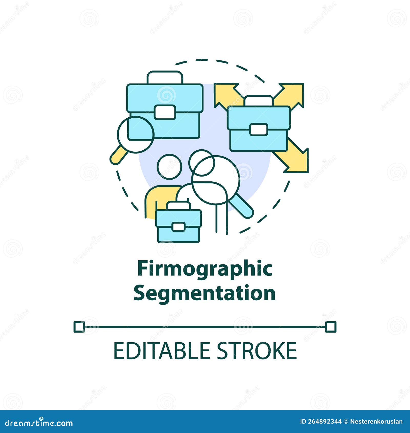 Firmographic Segmentation Concept Icons Set Stock Illustration ... Firmographic Segmentation Concept Icons Set Stock Illustration ...