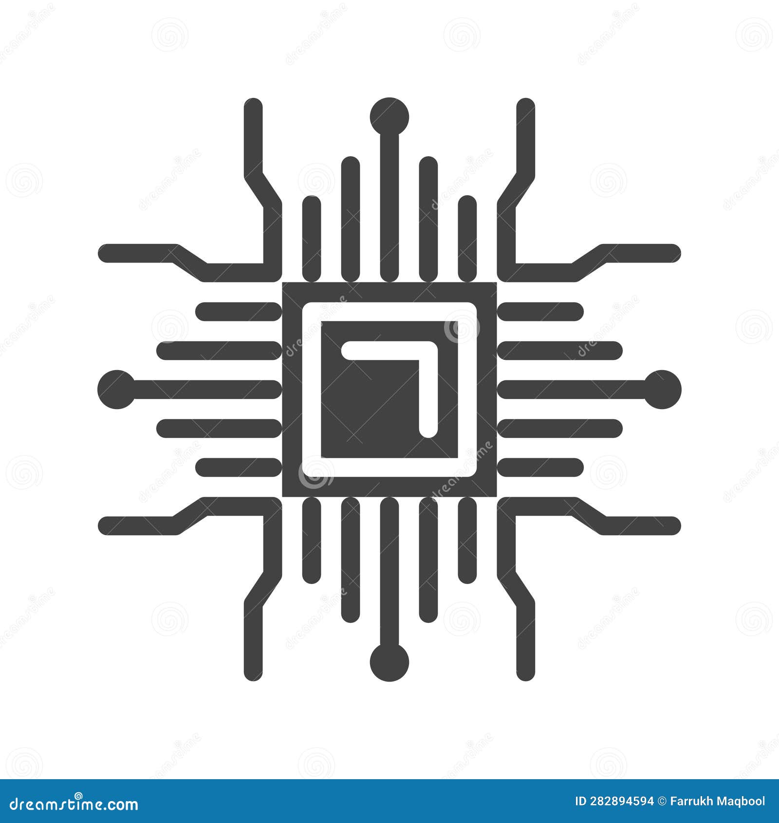 Firmware Icon Image. stock vector. Illustration of charge - 282894594