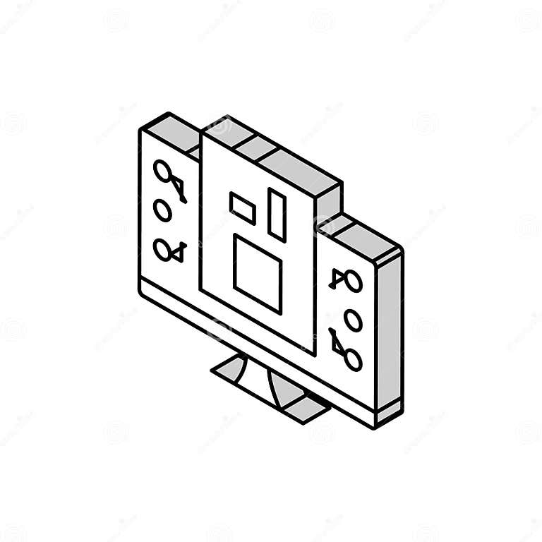 Firmware Software Isometric Icon Vector Illustration Stock Vector ...