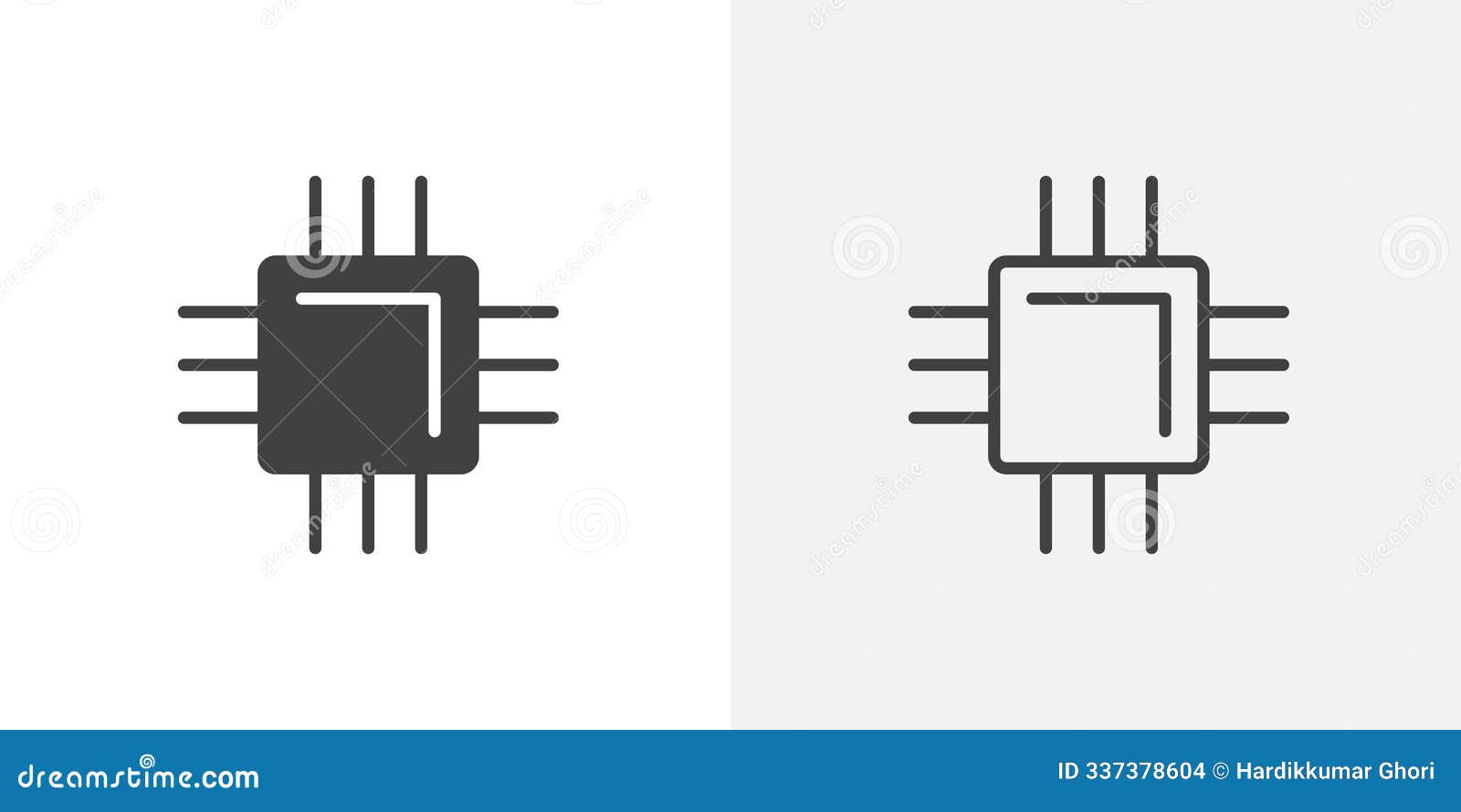 Firmware Thin Line Vector Icon Set Stock Vector - Illustration of ...